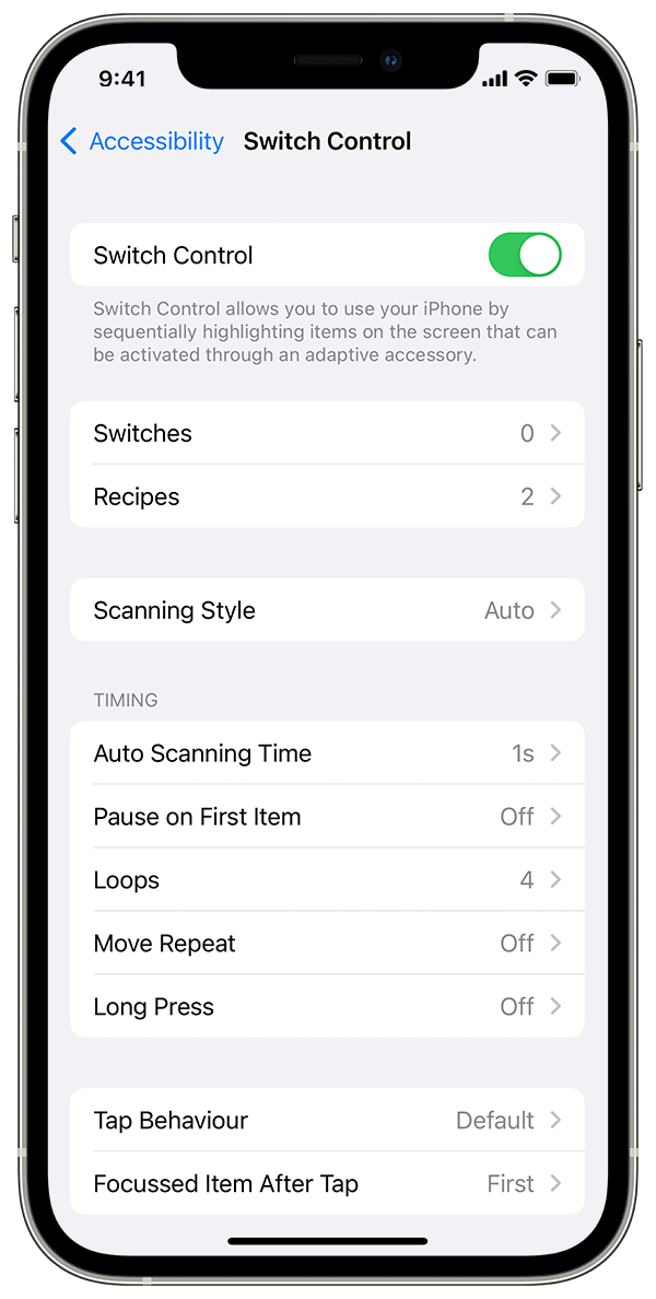 iOS iPhone - Centre For Accessibility Australia