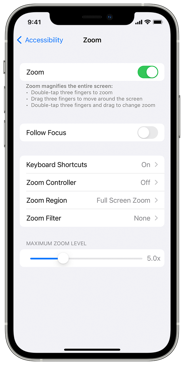 iOS iPhone - Centre For Accessibility Australia