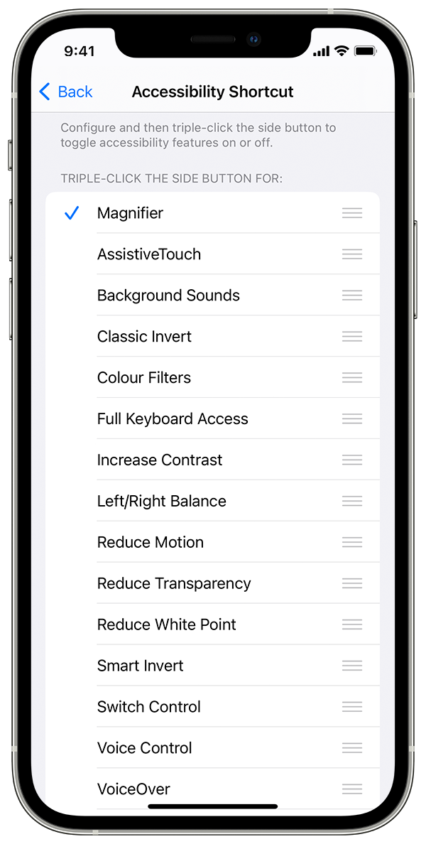 iOS iPhone - Centre For Accessibility Australia