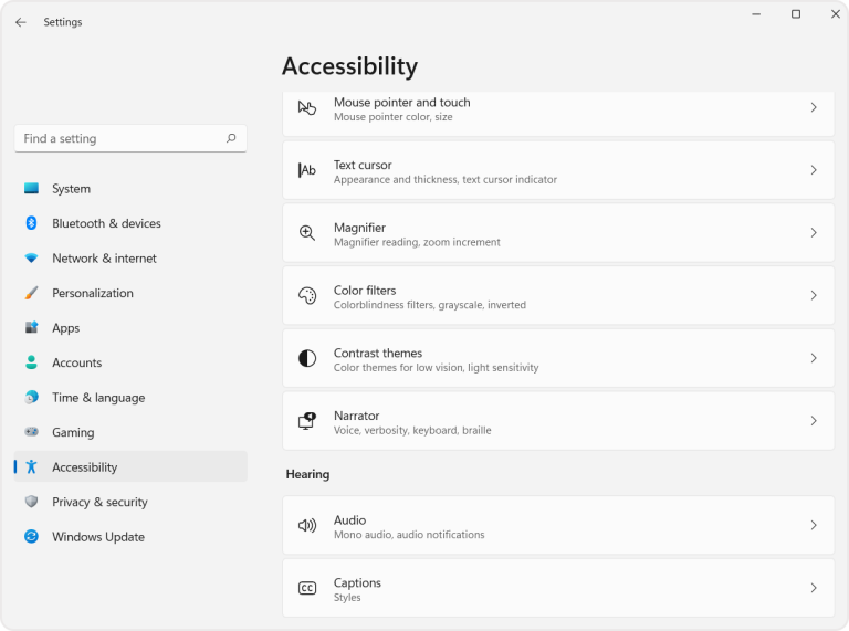 Windows 11 - Centre For Accessibility Australia