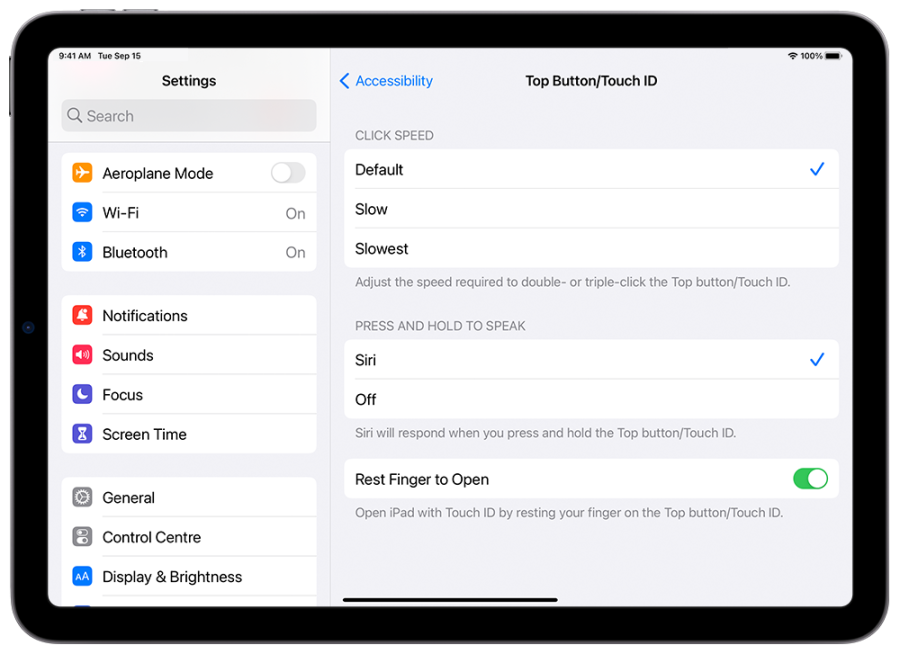 iOS iPad - Centre For Accessibility Australia