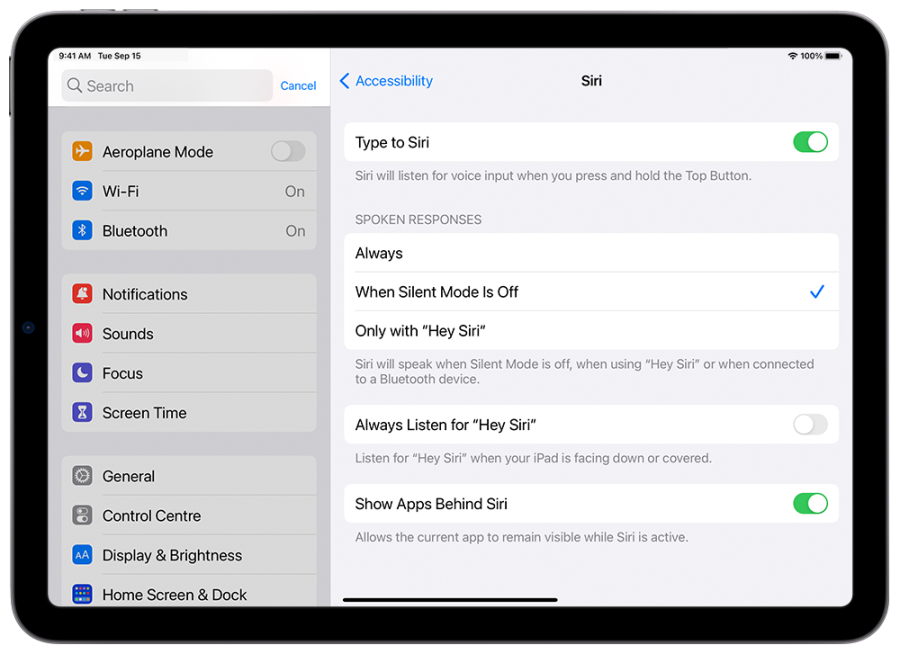 iOS iPad - Centre For Accessibility Australia