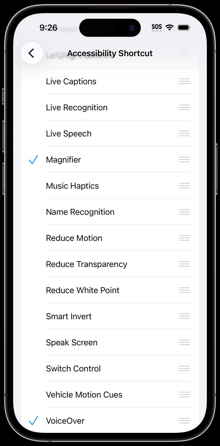 iOS iPhone - Centre For Accessibility Australia