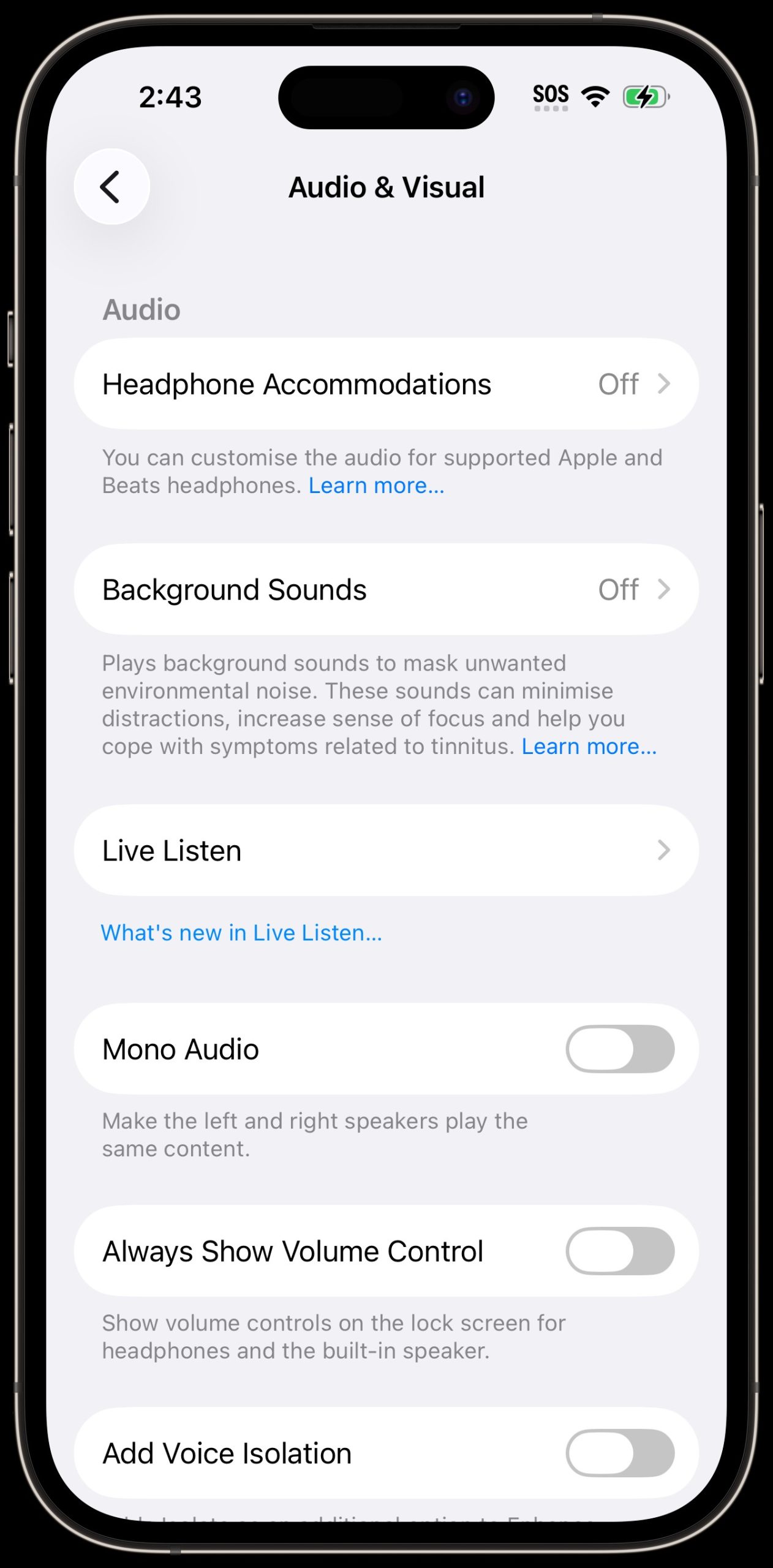iOS iPhone - Centre For Accessibility Australia