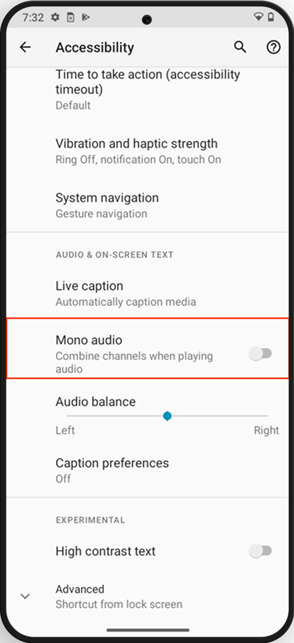 Stock Android Smartphone - Centre For Accessibility Australia