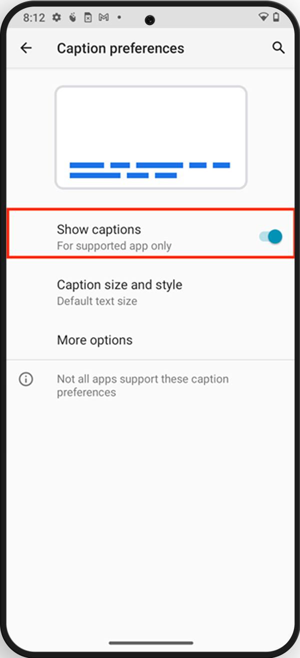 Stock Android Smartphone - Centre For Accessibility Australia
