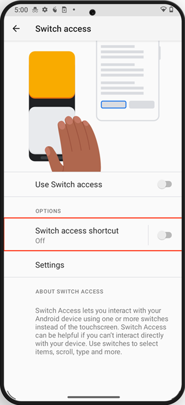 Stock Android Smartphone - Centre For Accessibility Australia