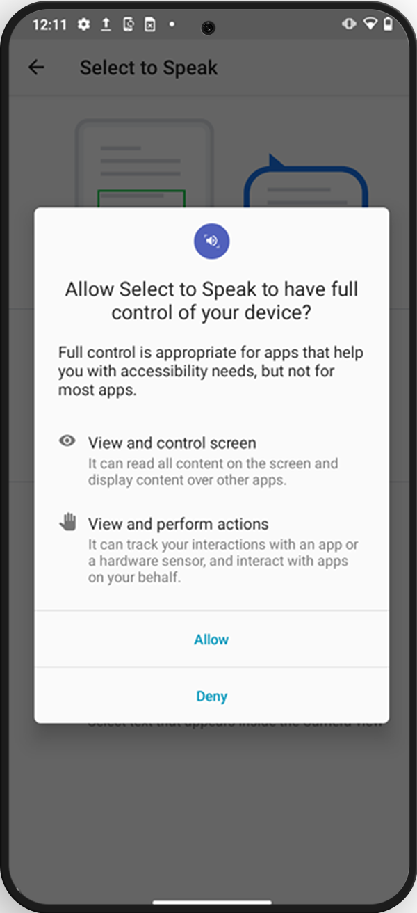 Stock Android Smartphone - Centre For Accessibility Australia