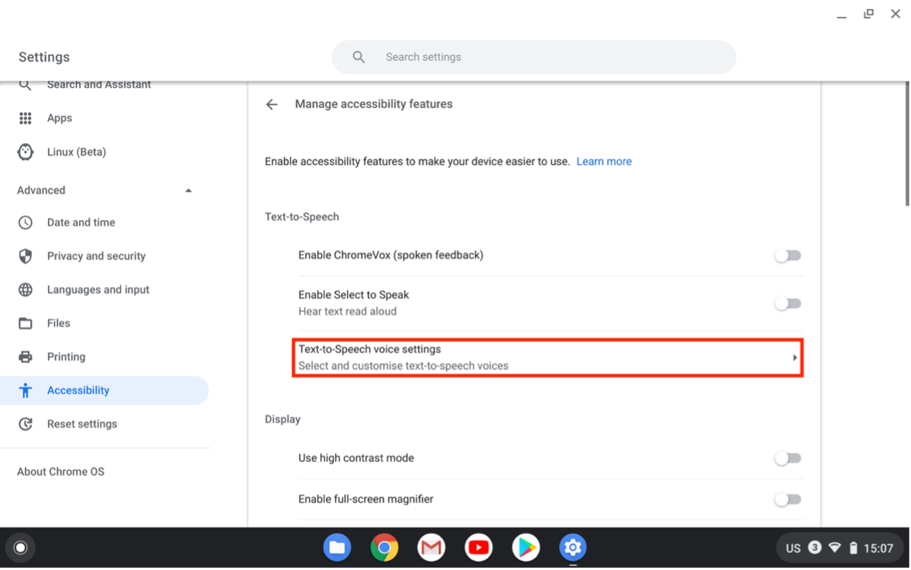 Chrome OS - Centre For Accessibility Australia