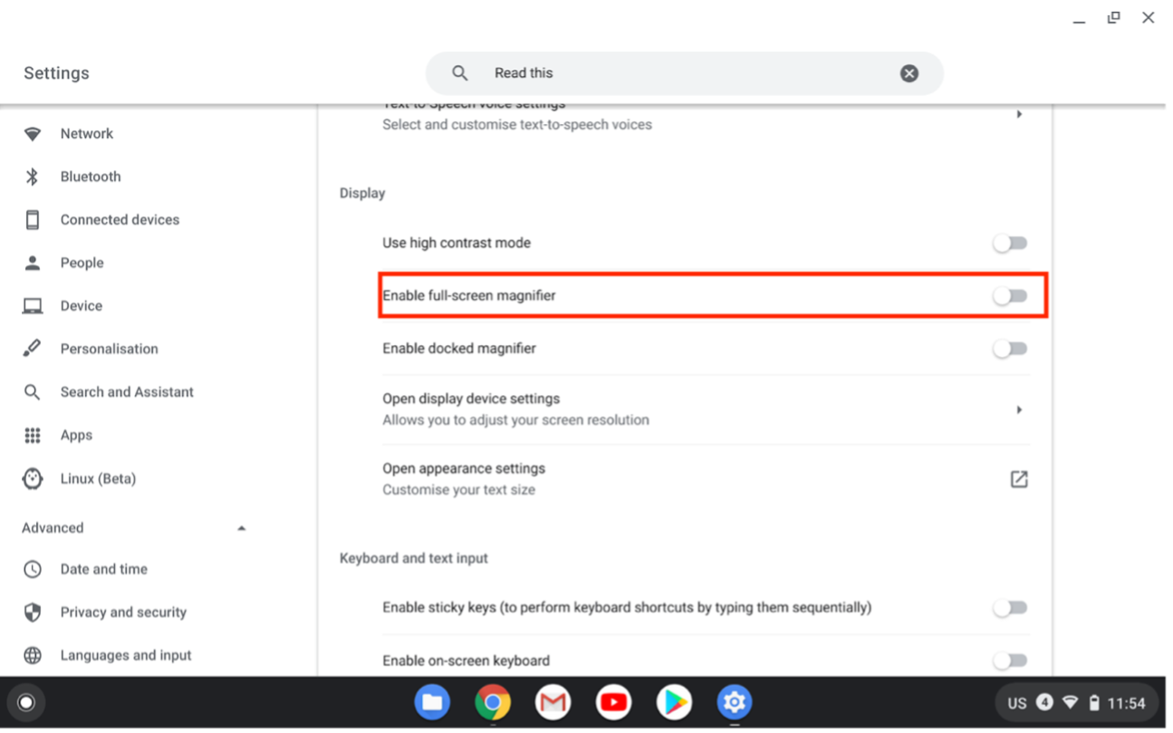 Chrome OS - Centre For Accessibility Australia