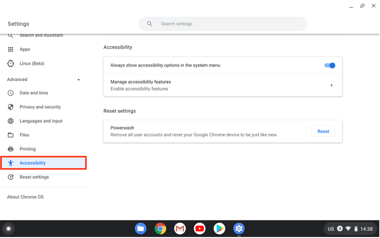 Chrome OS - Centre For Accessibility Australia Chrome OS - Centre For Accessibility Australia