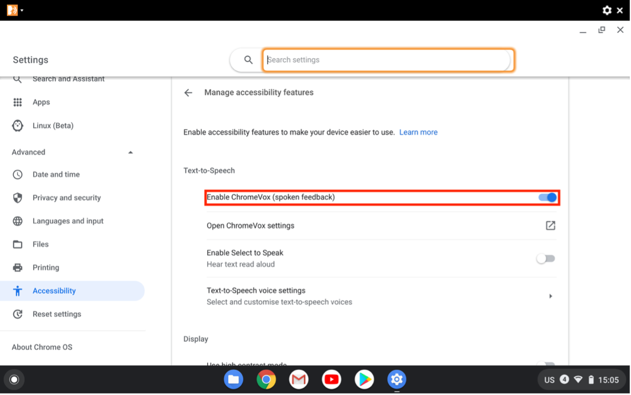 Chrome OS - Centre For Accessibility Australia