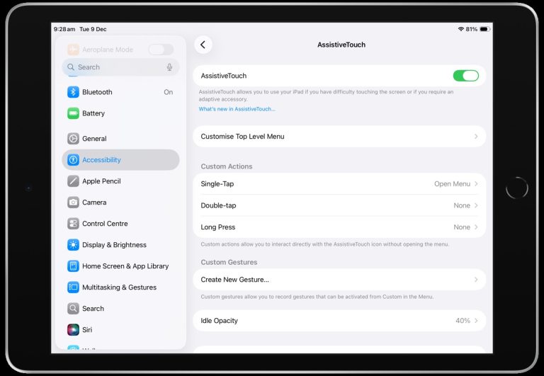 iOS iPad - Centre For Accessibility Australia