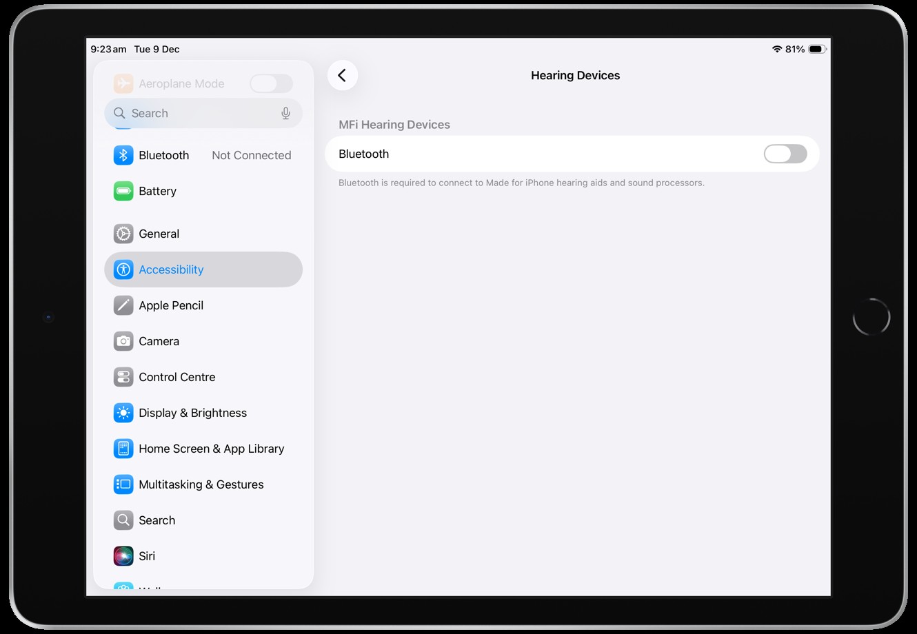 iOS iPad - Centre For Accessibility Australia