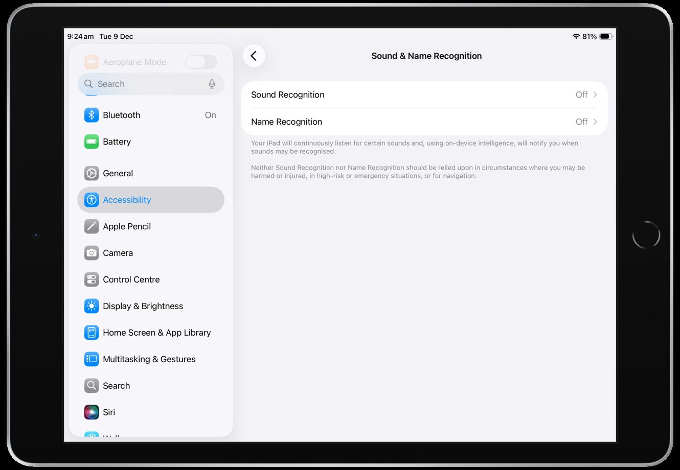 iOS iPad - Centre For Accessibility Australia